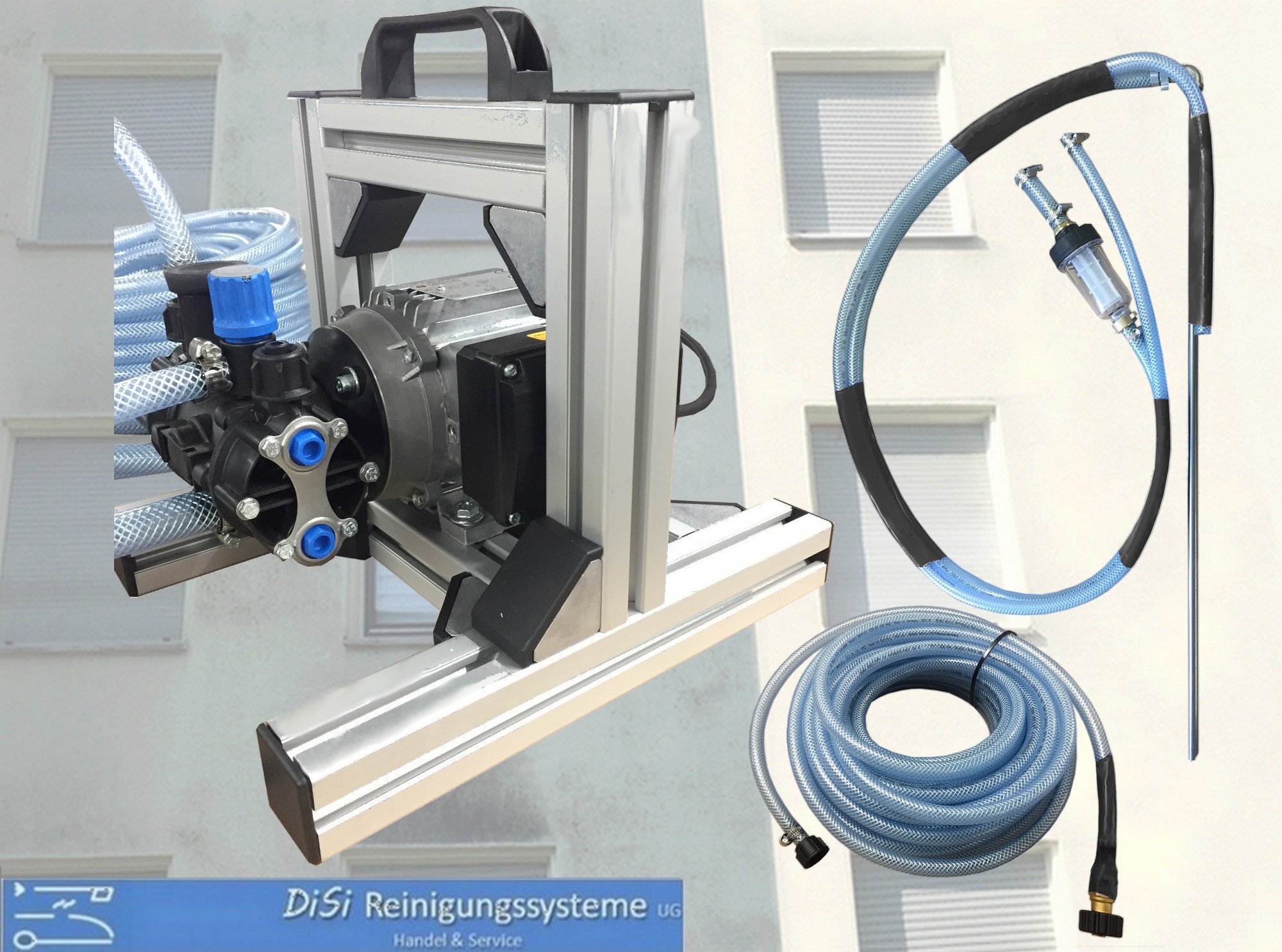 Fassadenreinigung Chemiedruckpumpe Einsprühen 230V 5-15bar 1-10l/min ...